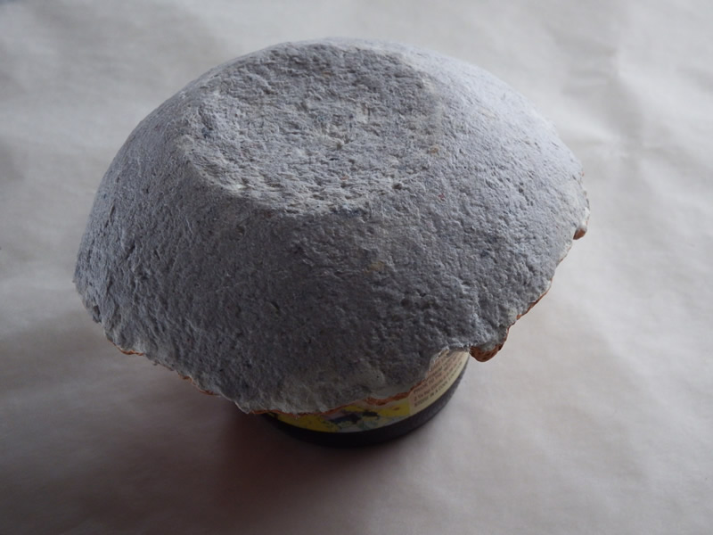 Patching Cast Paper Bowls with Papier Maché Clay – ChirpHop Studio