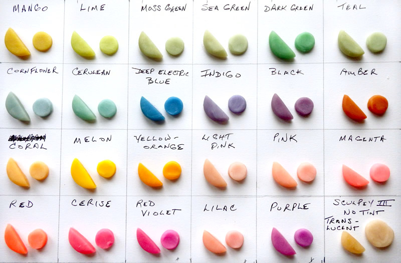 Using Alcohol Inks to Color Translucent Polymer Clay – ChirpHop Studio